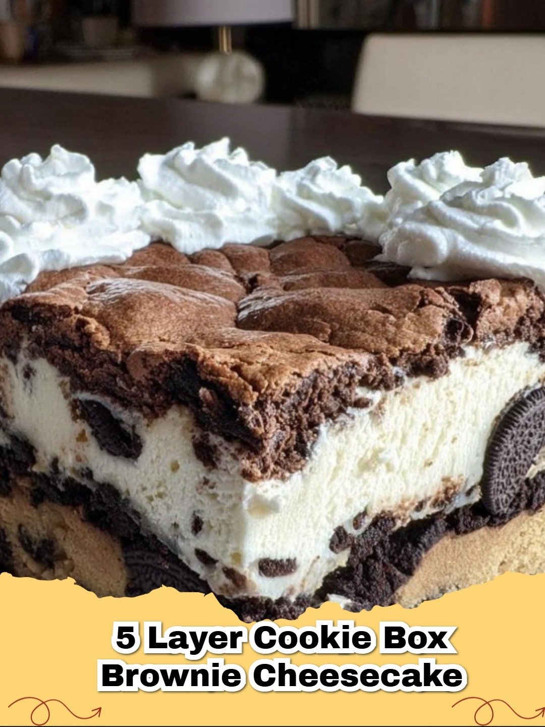 Decadent 5 Layer Cookie Box Brownie Cheesecake: The Ultimate Indulgence ...