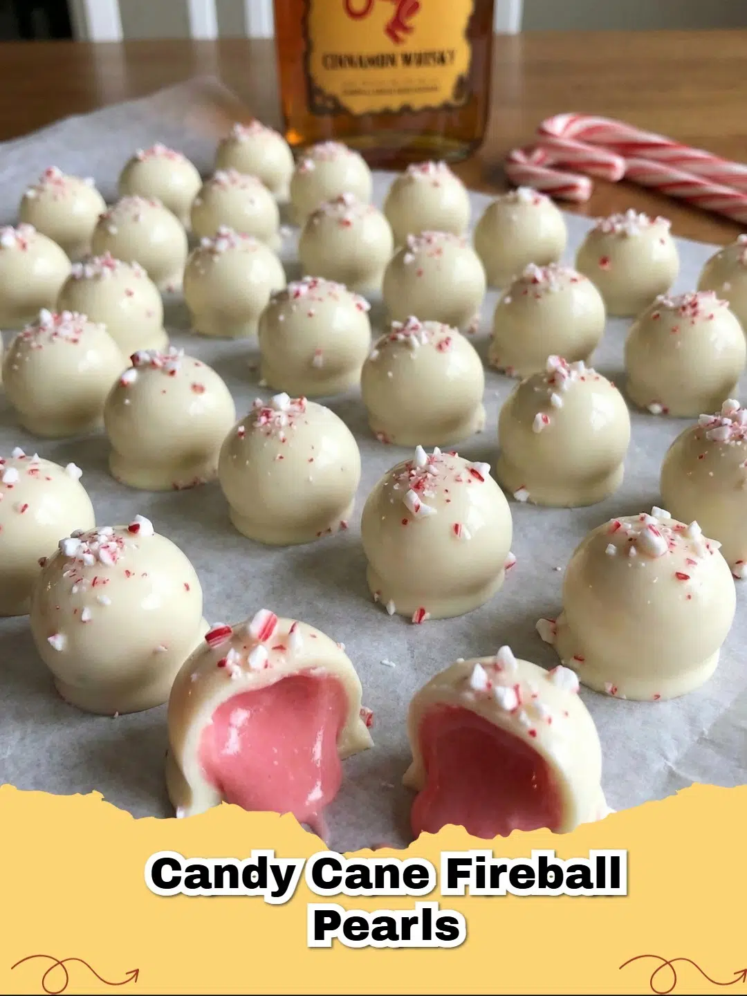 Sparkling Candy Cane Fireball Pearls: A Fiery & Festive Treat! - Eldralys Recipes