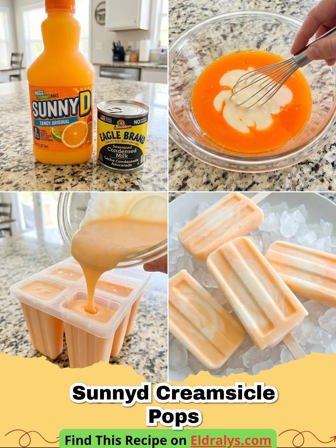 2-Ingredient SunnyD Creamsicle Pops: 5 Steps to Summer Bliss